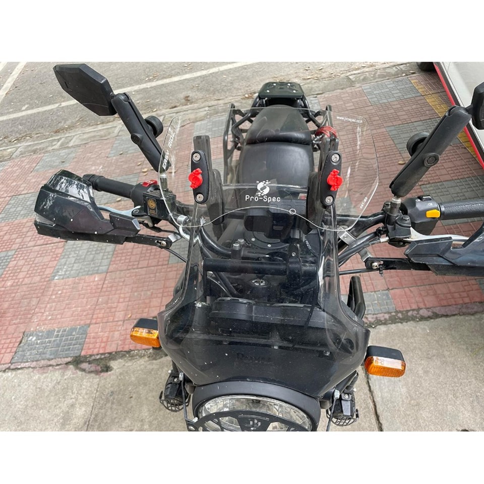Royal Enfield "WINDSCREEN WIND DEFELECTOR VISOR" For Himalayan & SCRAM ...