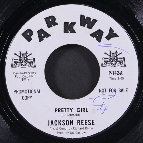 JACKSON REESE: pretty girl PARKWAY 7" Single 45 RPM | eBay