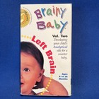 RARE Brainy Baby - Left Brain VHS Tape Vol. Two Small Fry Productions ...