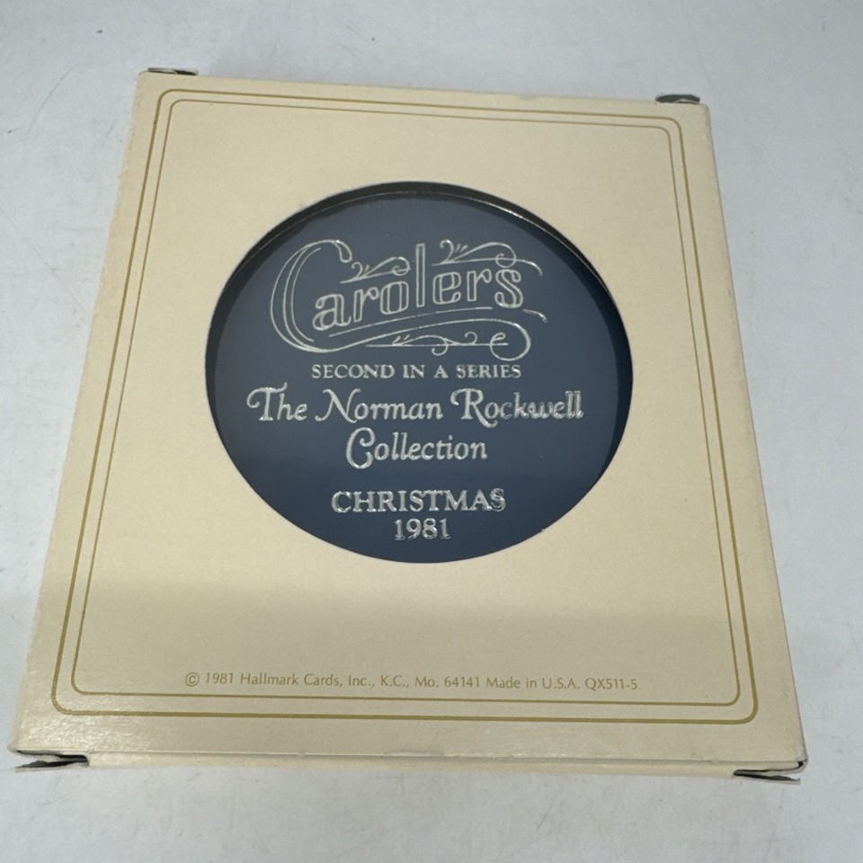 Hallmark Cameo Keepsake' Norman Rockwell Dated 1981 Ornament In ...