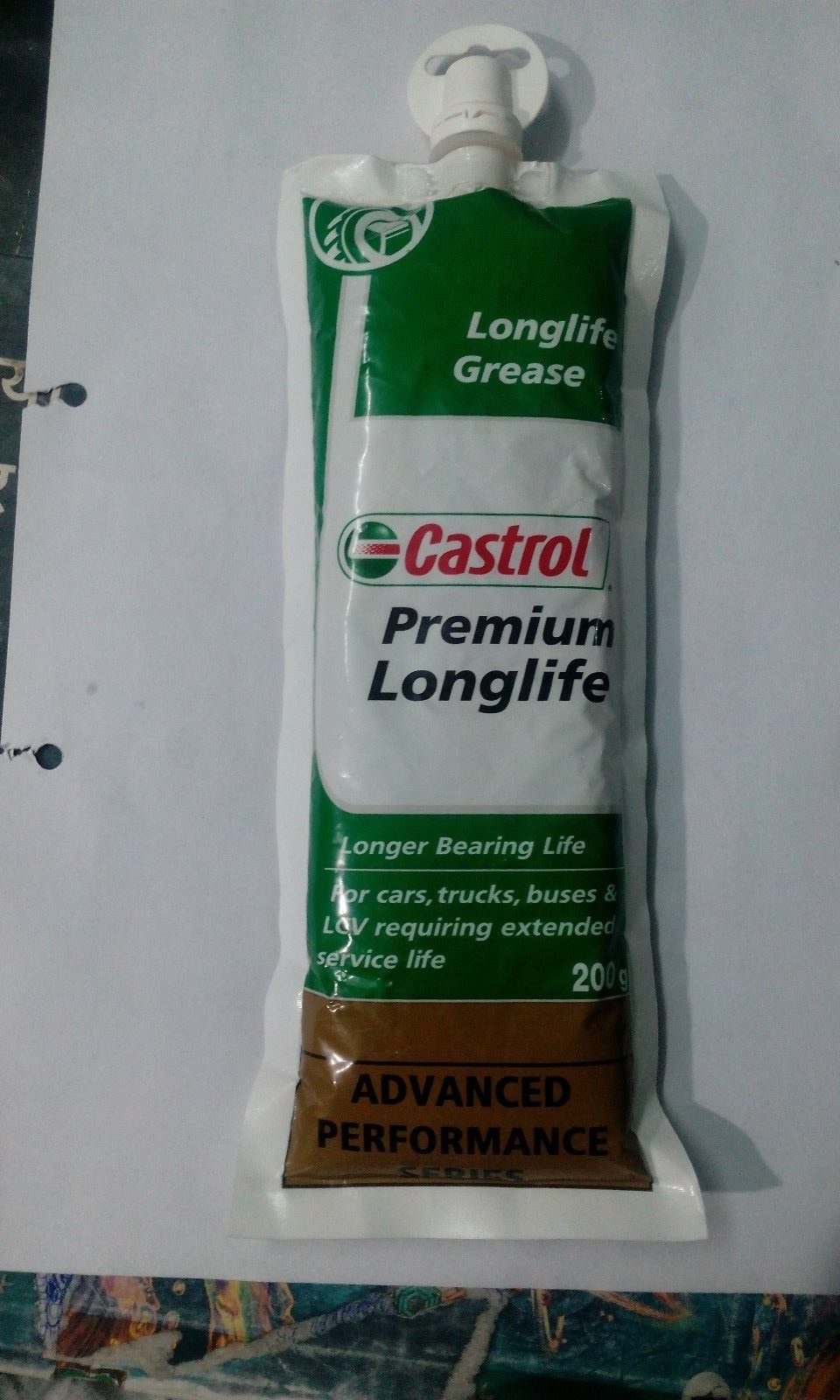 CASTROL long life GREASE 200 gram Motoring Car TRUCK JCB in pouch 5 pc ...