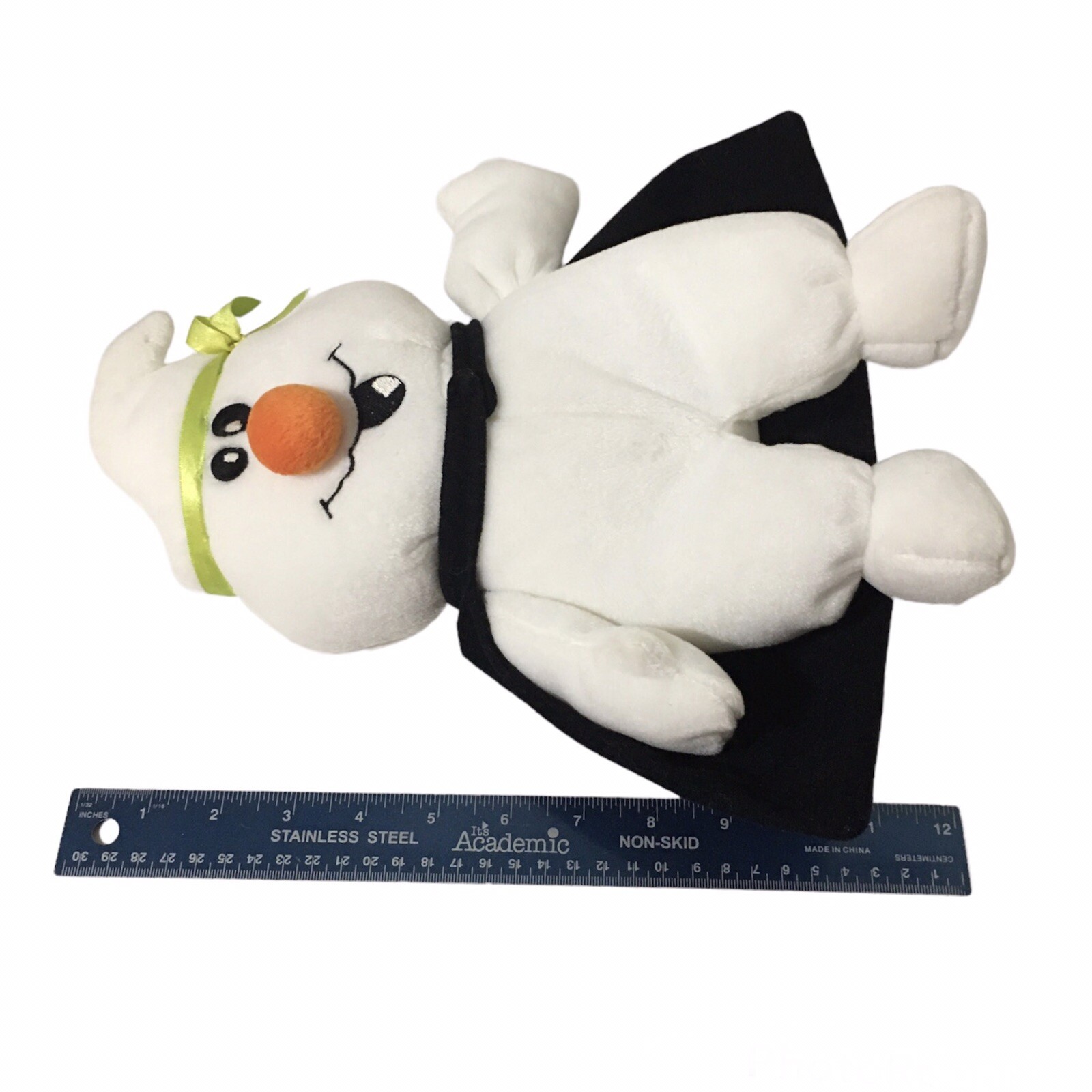 Vintage Bestever Halloween Plush Ghost Stuffed Animal with Bat Coin ...