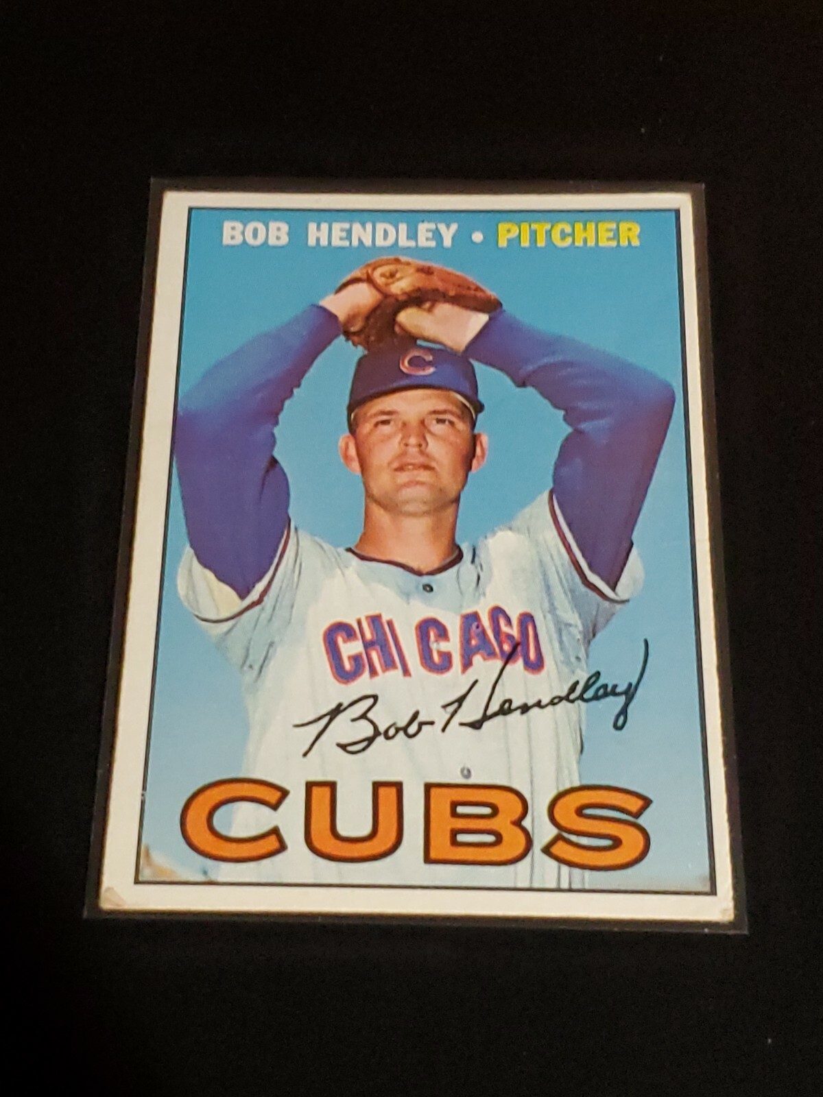 1967 Topps Bob Hendley #256 Chicago Cubs MLB NL Central ☆☆FREE SHIPPING ...
