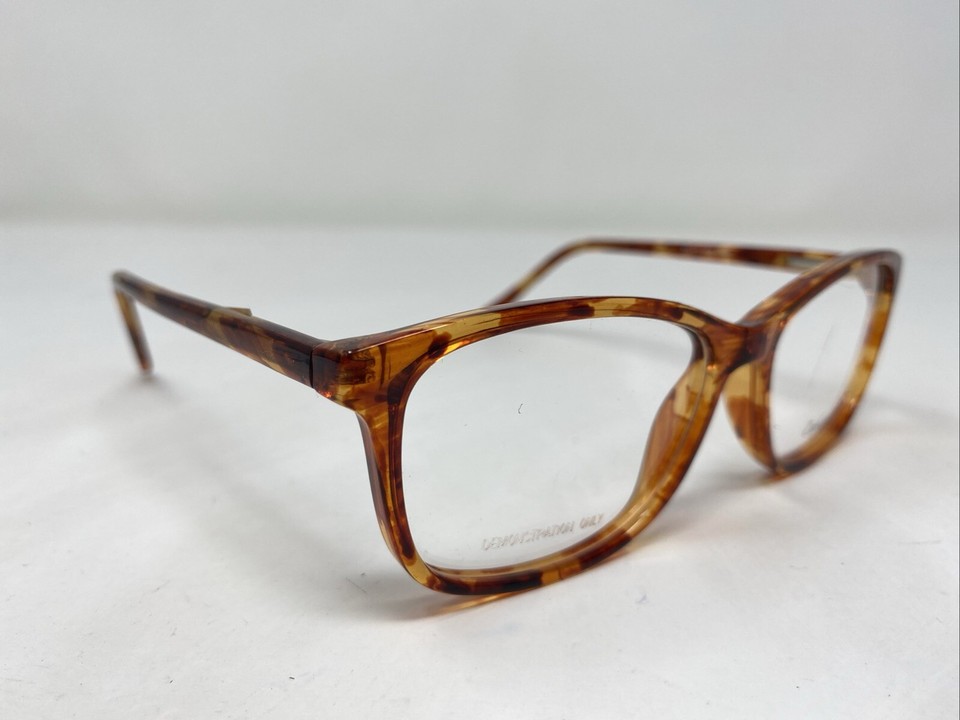 Enhance 4159 OAK 52-17-140 Amber Oak Plastic Full Rim Eyeglasses Frame ...