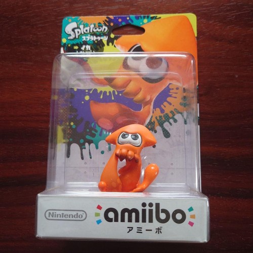 Nintendo Splatoon Amiibo Squid Orange Used, with minor wear no113 no113 ...