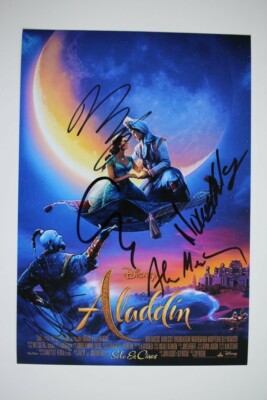Aladdin Cast signed 20x30cm Foto Autogramm Autograph In Person | eBay