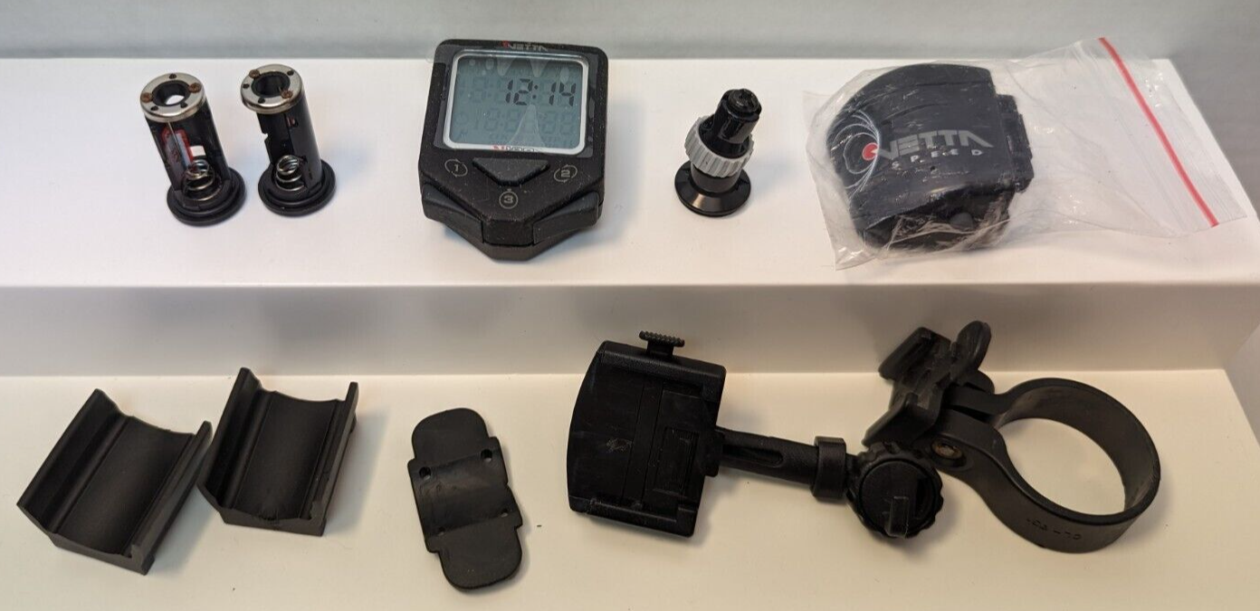 Vetta V100 Speed Cycling Computer, All Components Shown | eBay