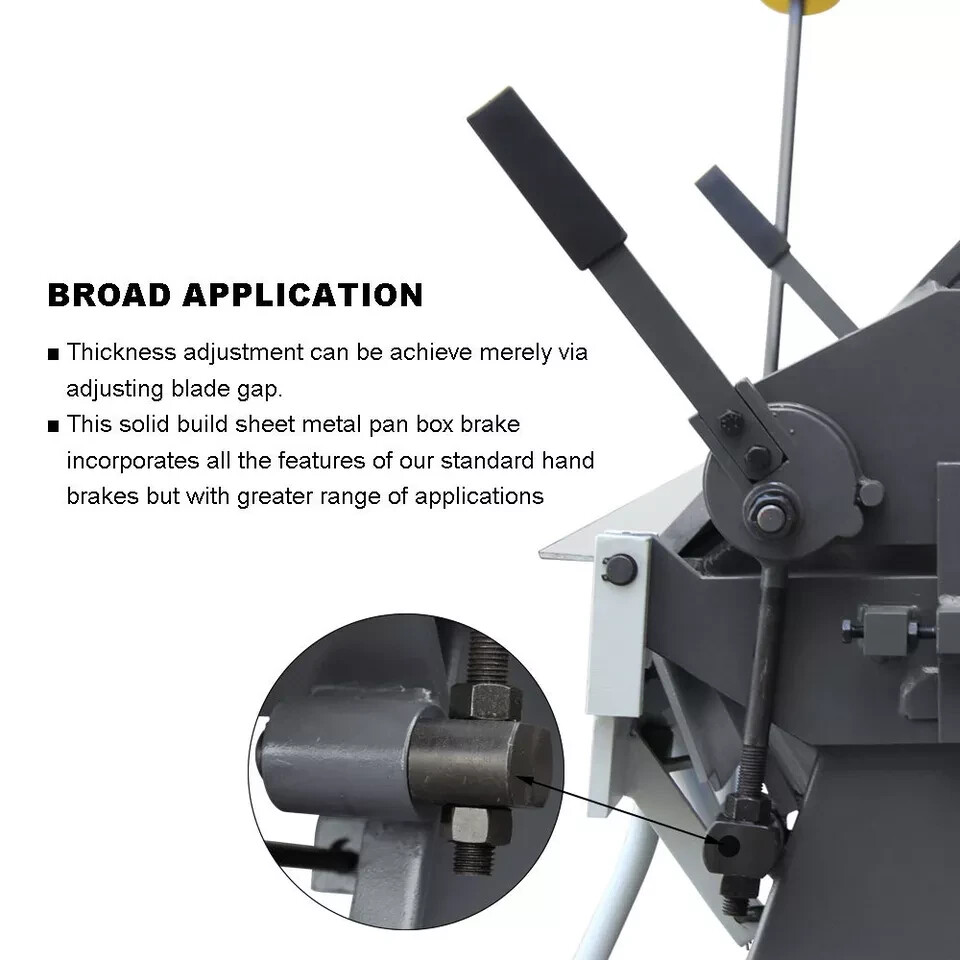 KAKA Industrial BP-1650 50-Inch Sheet Metal Pan and Box Brake, 16 GA ...