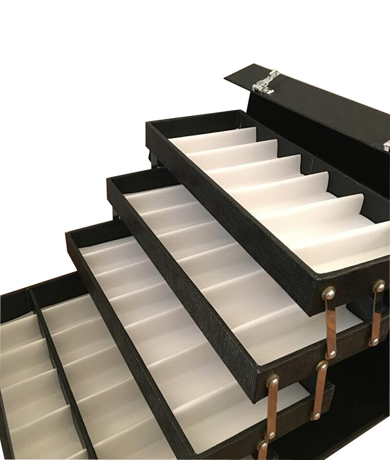 Eyeglasses Storage Eyewear Display Optical Frames Box Suitcase Showcase ...