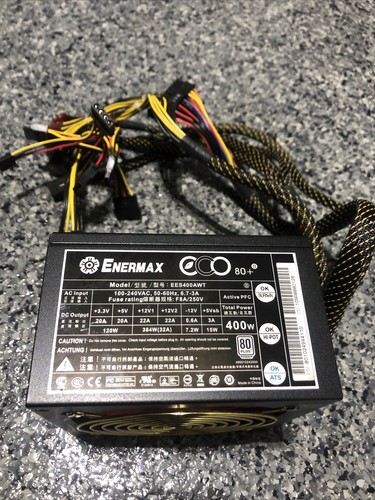 Enermax 80+ Model EES400AWT 400 Watt Power Supply | eBay