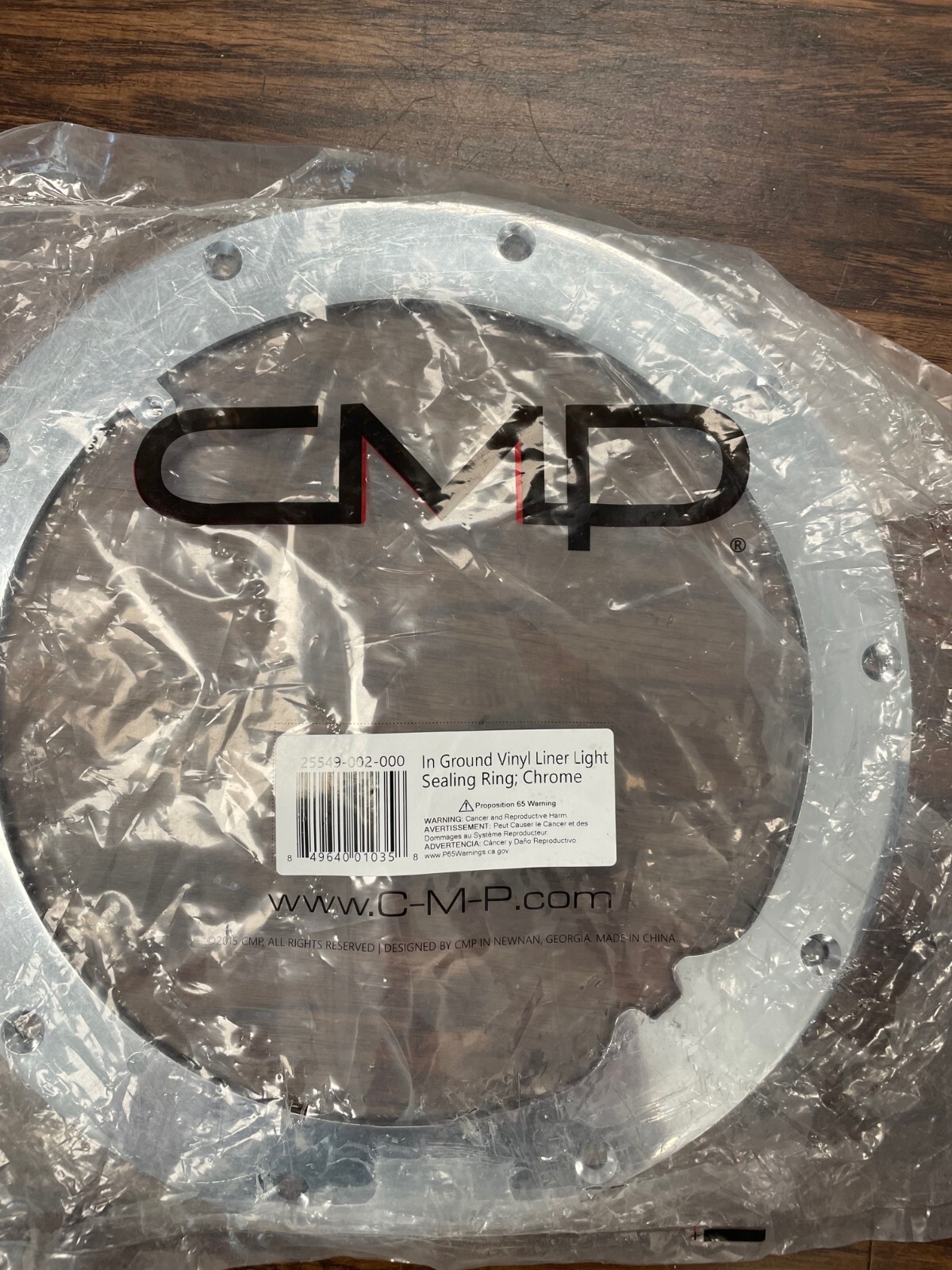 CMP in Ground Vinyl Liner Light Sealing Ring Chromev10-hole 3 Rings for ...