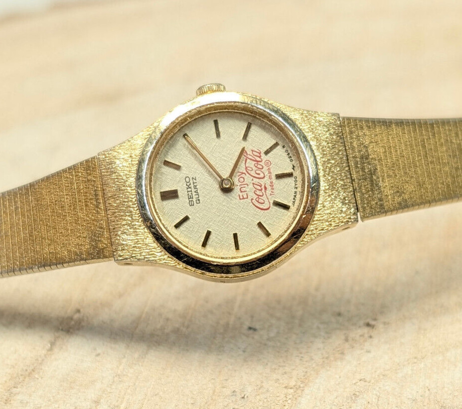 Ladies Seiko Drink Coca Cola coke wrist watch 2y00-00… - Gem