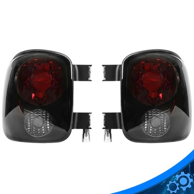 Pair Smoked Tail Lights Lamps For 99-04 Chevy Silverado/GMC Sierra ...
