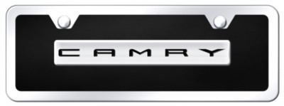 Toyota Camry Chrome Mini Acrylic Kit License Plate Frame Official ...