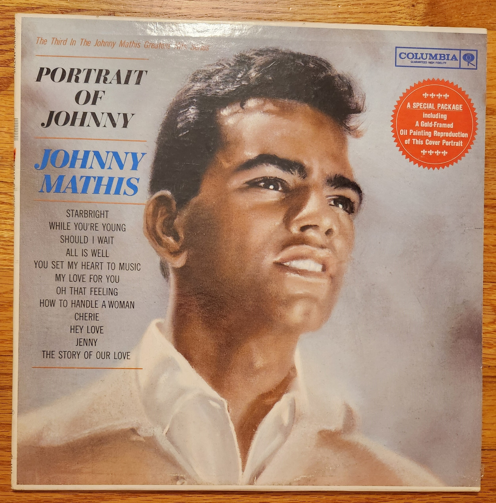 Portrait of Johnny LP Record Johnny Mathis Columbia CL 1644 | eBay UK