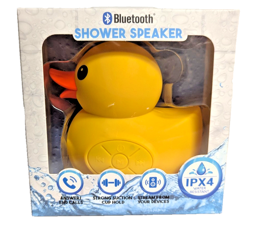 Aconic Rubber Duck Wireless Shower Speaker Bluetooth Stream from ...