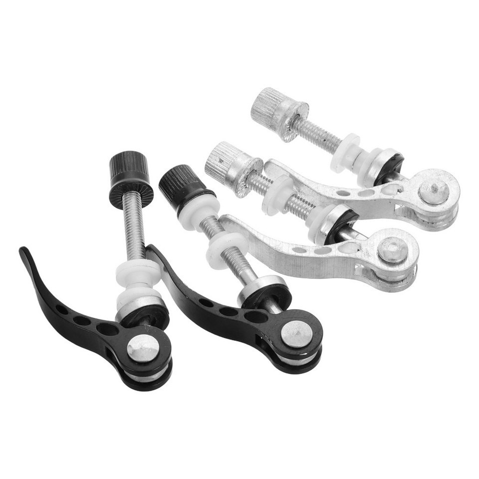 4 Pcs Seat Post and Clamp Mountain Bike Bicycle Alloy Quick Release ...