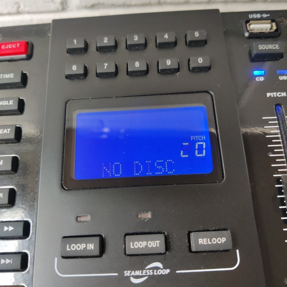 Edison Scratch 2500 MKIV Professional Dual CD USB MP3 DJ Audio Mixer ...