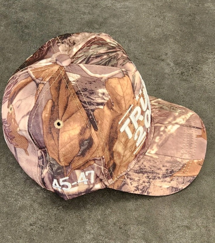 Trump 2028 Hat Woodland Camo Adjustable Hunting Cap Make America Great ...
