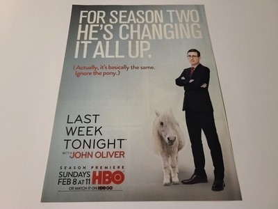 Last Week Tonight with John Oliver Ad | eBay