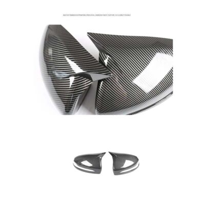 Cover Trim Carbon Fiber OX Horn Rear View Mirror For Benz E-Class E63 ...