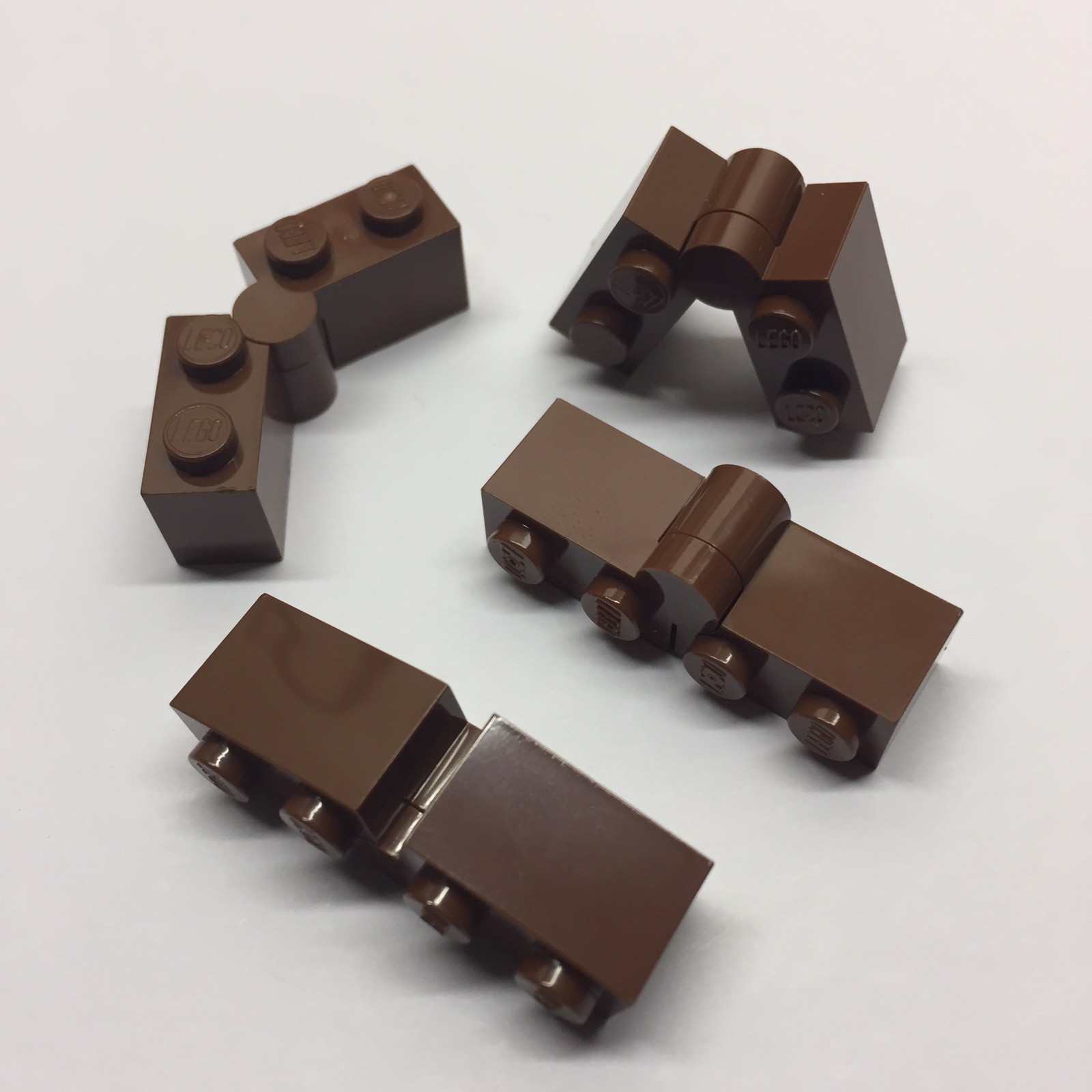 Lego Spare Parts Pieces 3830 3831 HINGE SWIVEL BRICK 1X4 (REDDISH BROWN ...