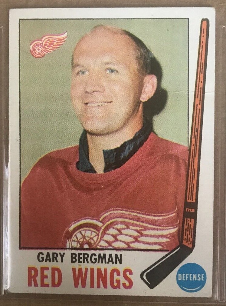 Gary Bergman 1969-70 Topps #58 - Detroit Red Wings [Near Mint - Great ...