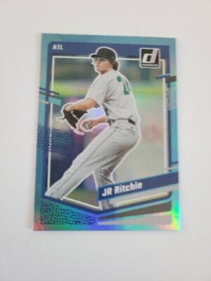 2023 Panini Donruss Baseball JR Ritchie 122 Holo Carolina Blue Atlanta ...