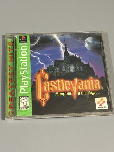 Castlevania Symphony of the Night Sony PlayStation PS1 Greatest Hits ...
