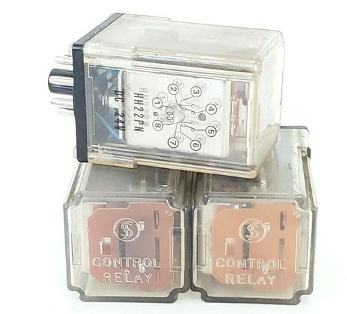 LOT OF 3 FUJI ELECTRIC HH22PN DC 24V CONTROL RELAYS HH22PNDC24V | eBay