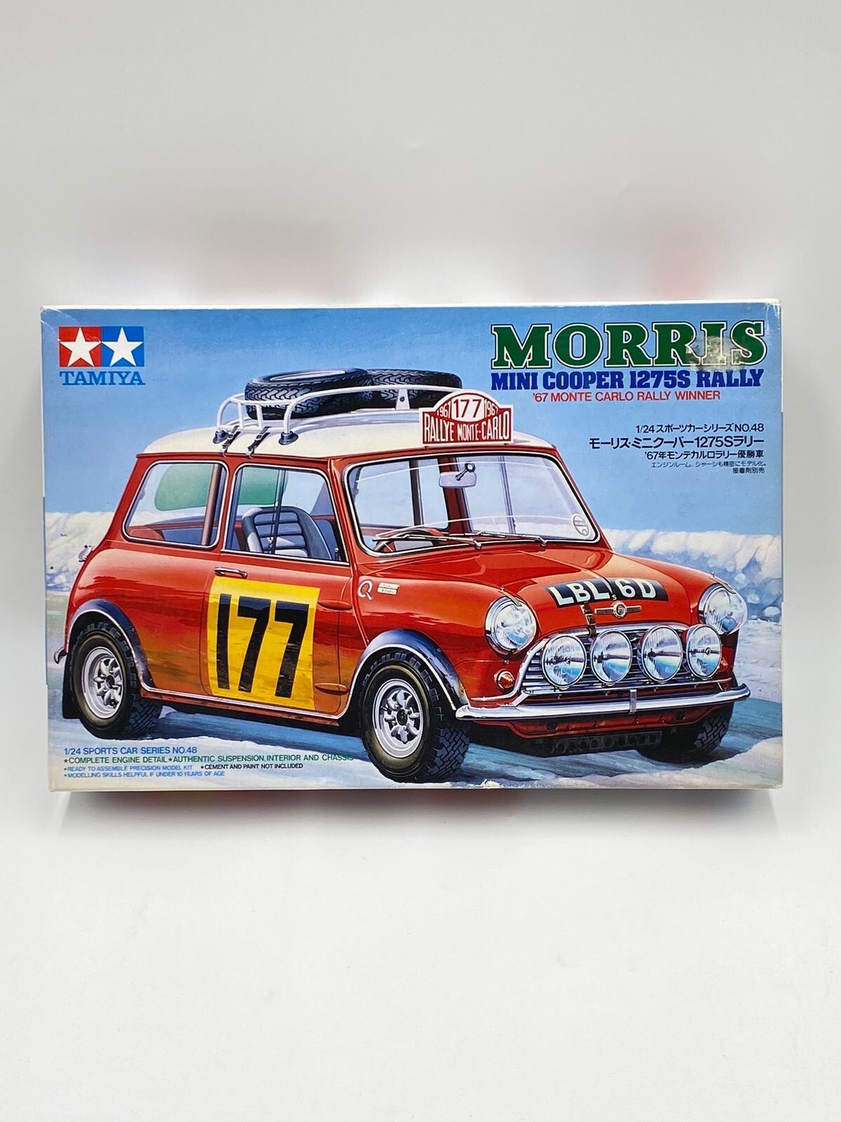 Tamiya 2448 Morris Mini Cooper 1275S Rally 67 Monte Carlo 24048 1 24 ...