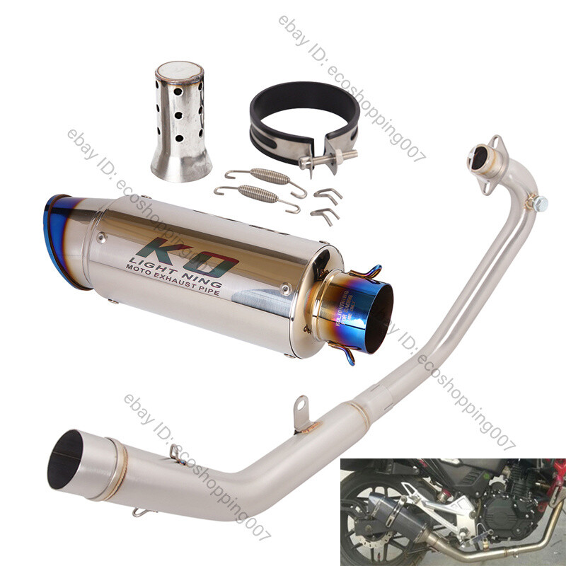 For LIFAN KPT 200 KPM 200 2021-2023 Full Exhaust System Front Pipe 51mm ...