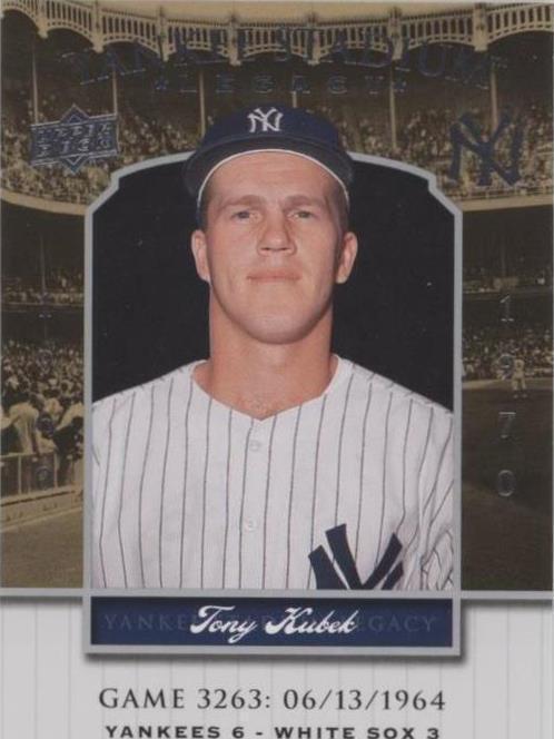 2008 Upper Deck - Multi-Product Insert Yankee Stadium Legacy Tony Kubek ...
