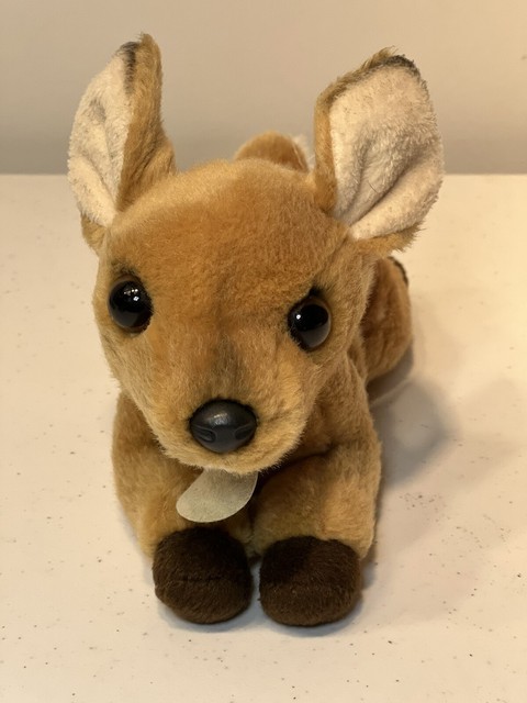 Miyoni Realistic Deer Fawn Plush Stuffed Animal by Aurora P14 for sale ...