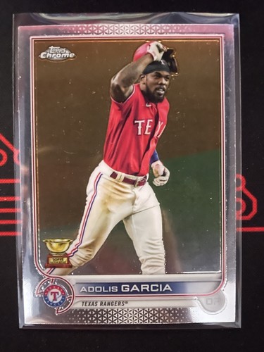 Adolis Garcia Rookie Cup 2022 Topps Chrome Baseball Card #25 Texas ...