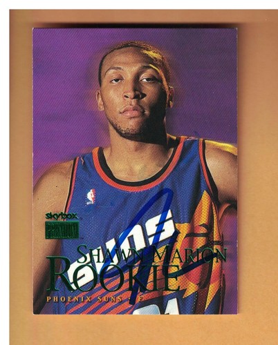 Shawn Marion AUTOGRAPHED 1999-00 Skybox Premium RC basketball card ...