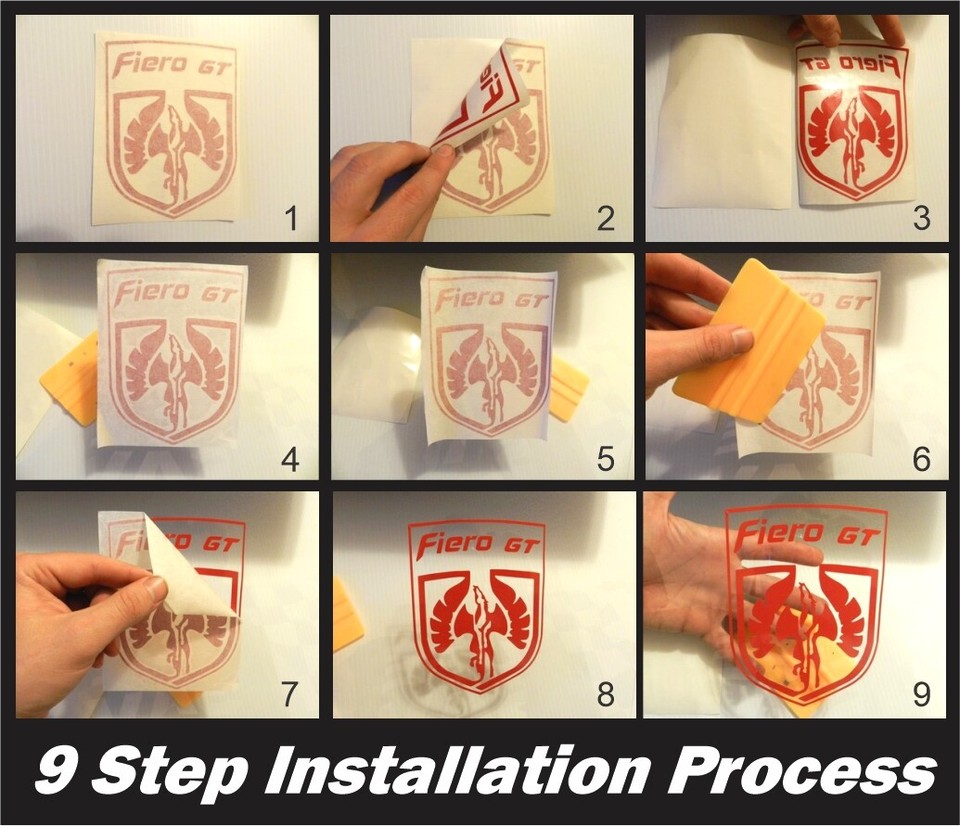 Pontiac Fiero & Fiero GT Emblem x2 Decals | eBay