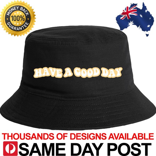 HAVE A GOOD DAY YELLOW BUCKET HAT - Summer Fun Cool Sesh Spread ...