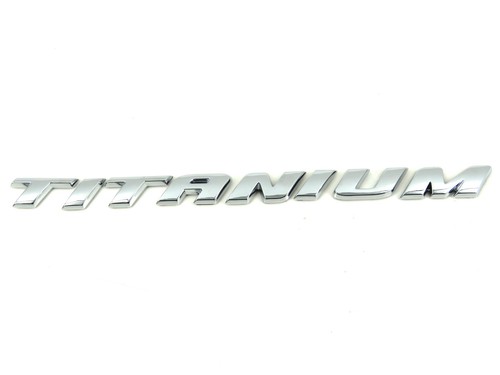 Genuine New FORD TITANIUM BOOT BADGE Emblem Fiesta Focus Mondeo Galaxy ...