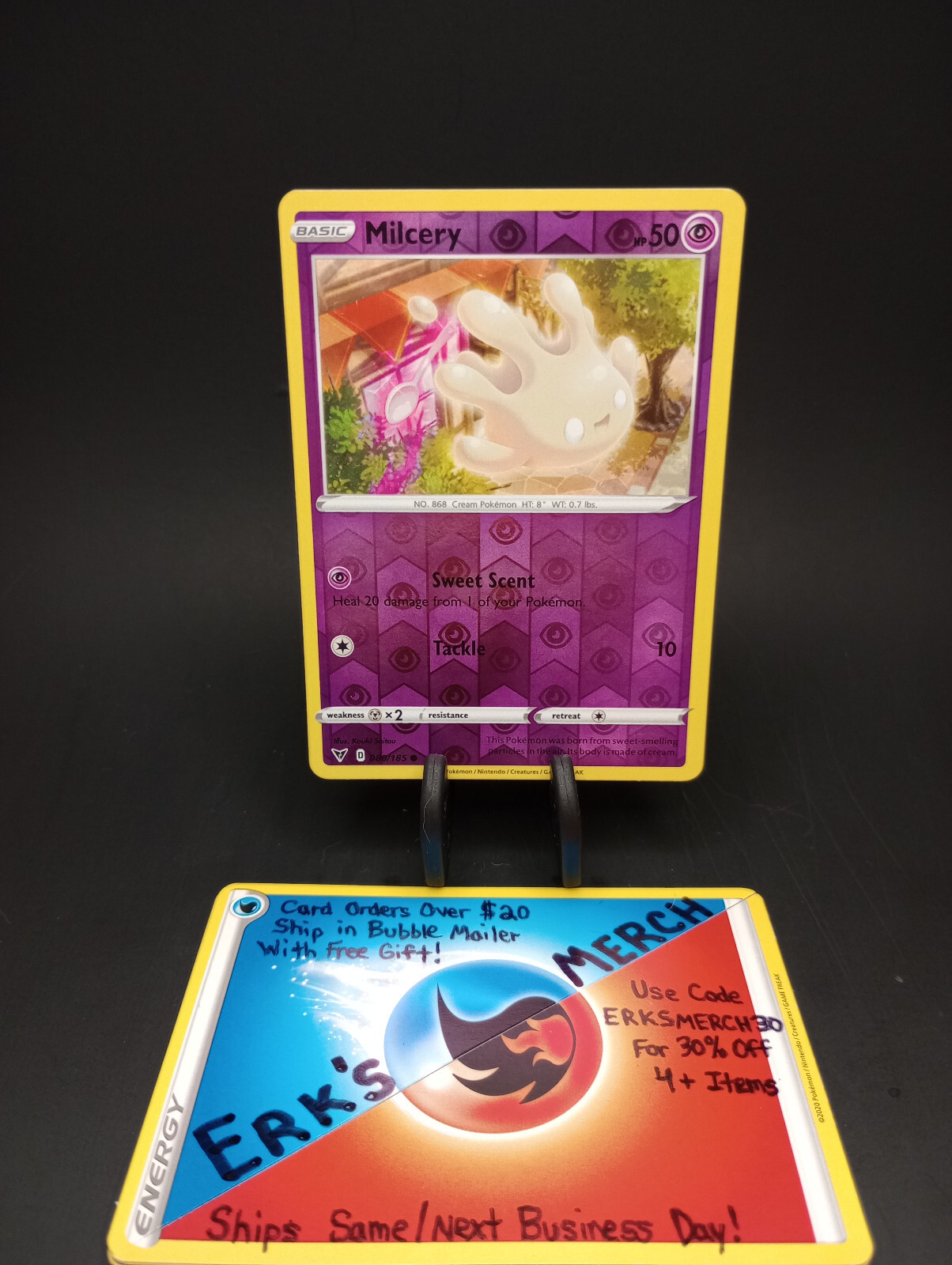 Milcery 080/185 Vivid Voltage NM Reverse Holo Common Pokemon Card | eBay