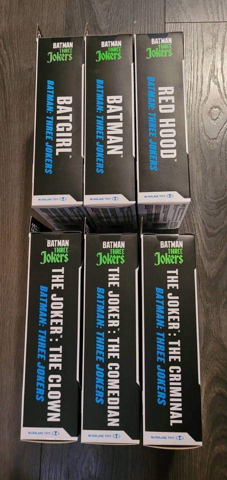 DC Multiverse Three Jokers Batman Red Hood Bat Girl Comedian Joker ...