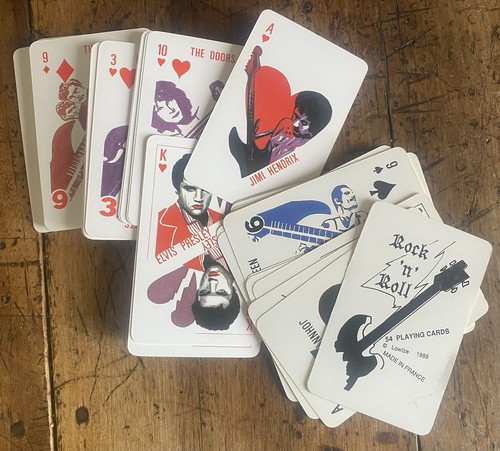 Rock’n Roll Playing Cards Lowize 1989 | eBay