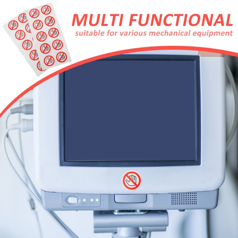 20pcs Do Not Touch Warning Labels - Do Not Touch Sticker Do Not Use ...