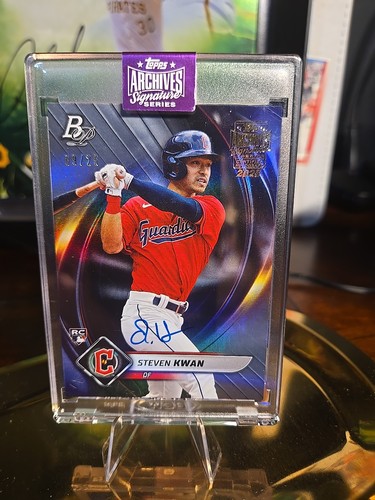 Steven Kwan 09/25 2025 Topps Archives Autograph RC | eBay