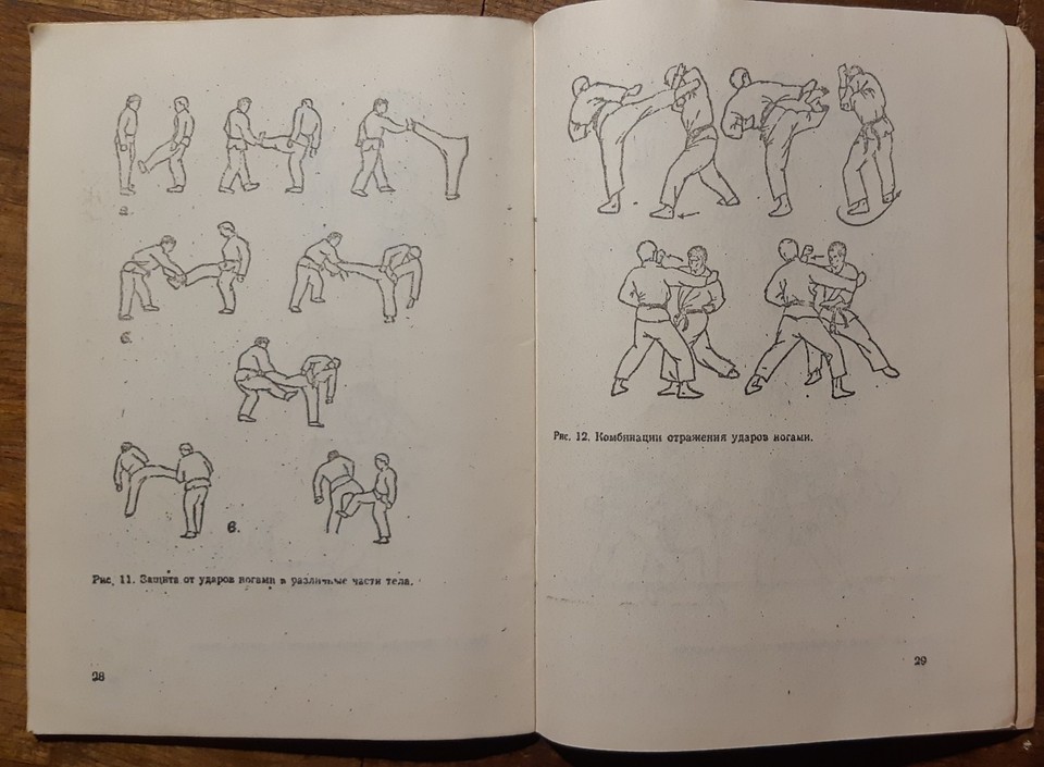 Russian Book Hand Fight Wrestling Combat Self-defense Fight Sambo ...