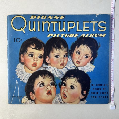 Dionne Quintuplets Picture Album 1936 - Story of First Two Years loose ...
