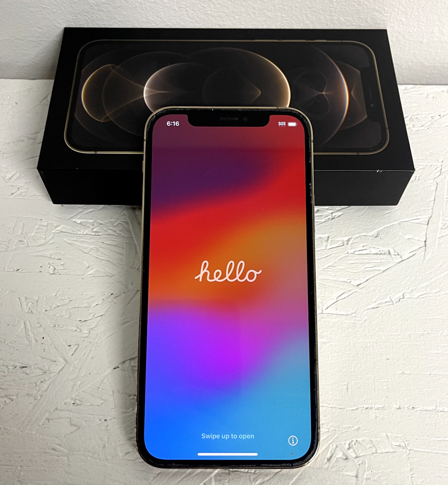 Apple iPhone 12 Pro 256 GB Gold (AT&T) Cellphone Smart Cell Mobile ...