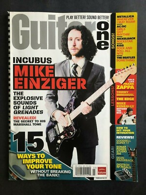 Guitar One Magazine March 2007 Incubus Mike Enzinger No ML | eBay