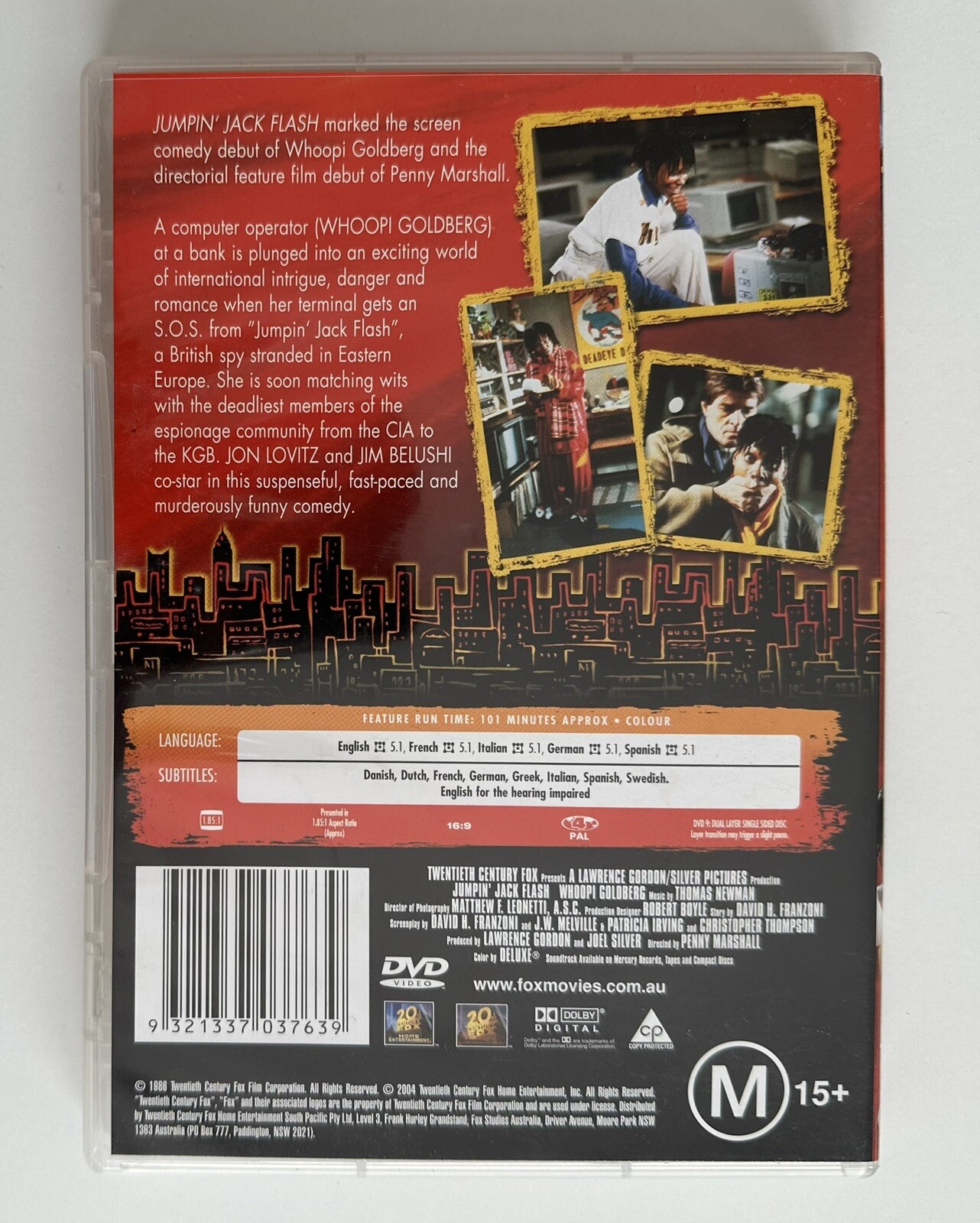 Jumpin' Jack Flash (DVD) Region 4 Whoopi Goldberg Penny Marshall 1986 Like New 9321337037639 | eBay