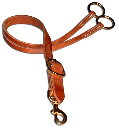 Harness leather western training fork with buckle custom quality cowboy ...